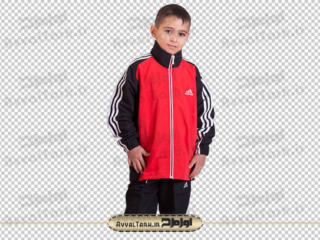 عکس برش خورده پسر با گرمکن ورزشی اول طرح
