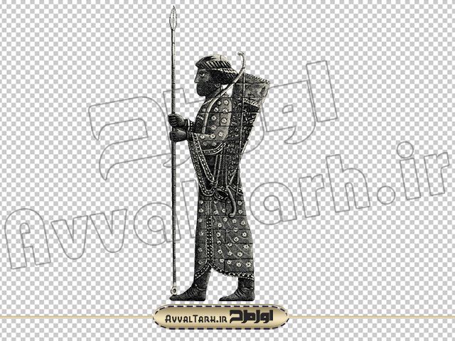 تصویر Png سرباز هخامنشی اول طرح